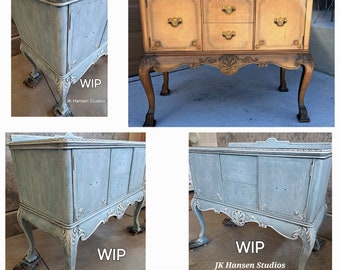 Antique Buffet Sideboard Server - Etsy