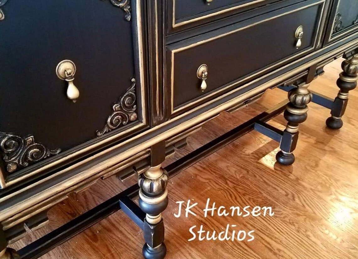 SOLD 1920s Jacobean Buffet/ Sideboard / Coffee Bar - Etsy