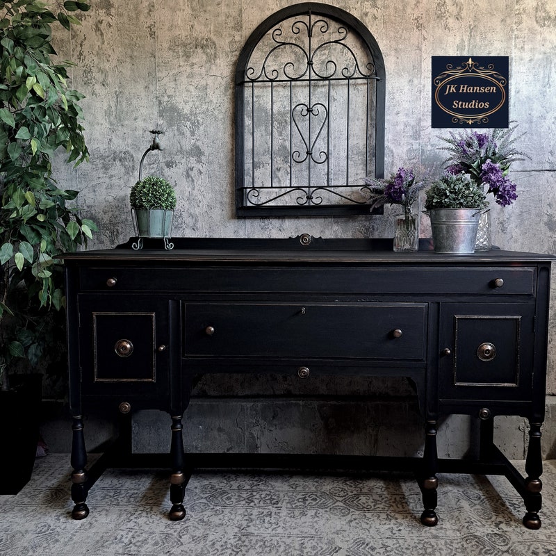 Antique Sideboard Buffet - Etsy