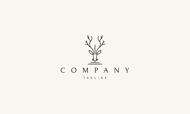 Deer Vector Logo. Instant Download. Full Vectors. 100% Editable and ...