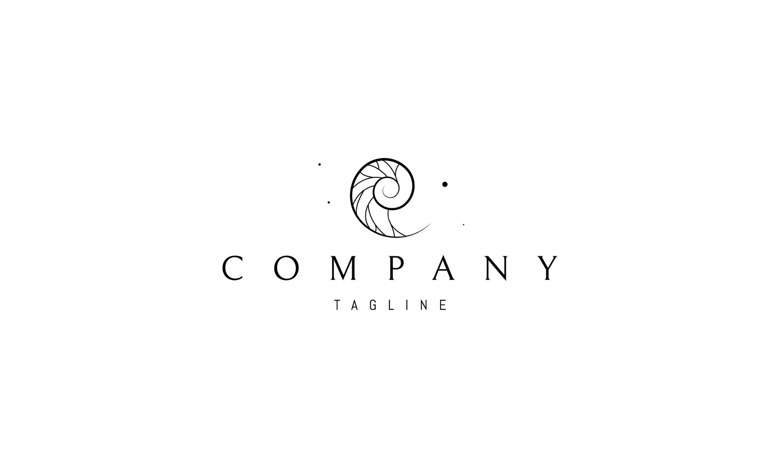 Swirl Shell Vector Logo. Instant Download. Full Vectors. 100% - Etsy