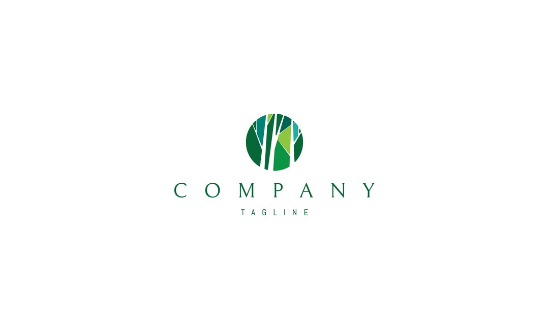 Forest Tree Vector Logo. Instant Download. Full Vectors. 100% Editable ...