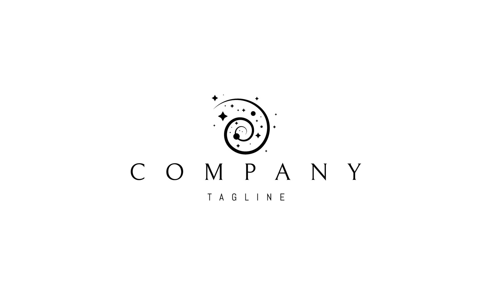 Star Swirl Vector Logo. Instant Download. Full Vectors. 100% Editable ...