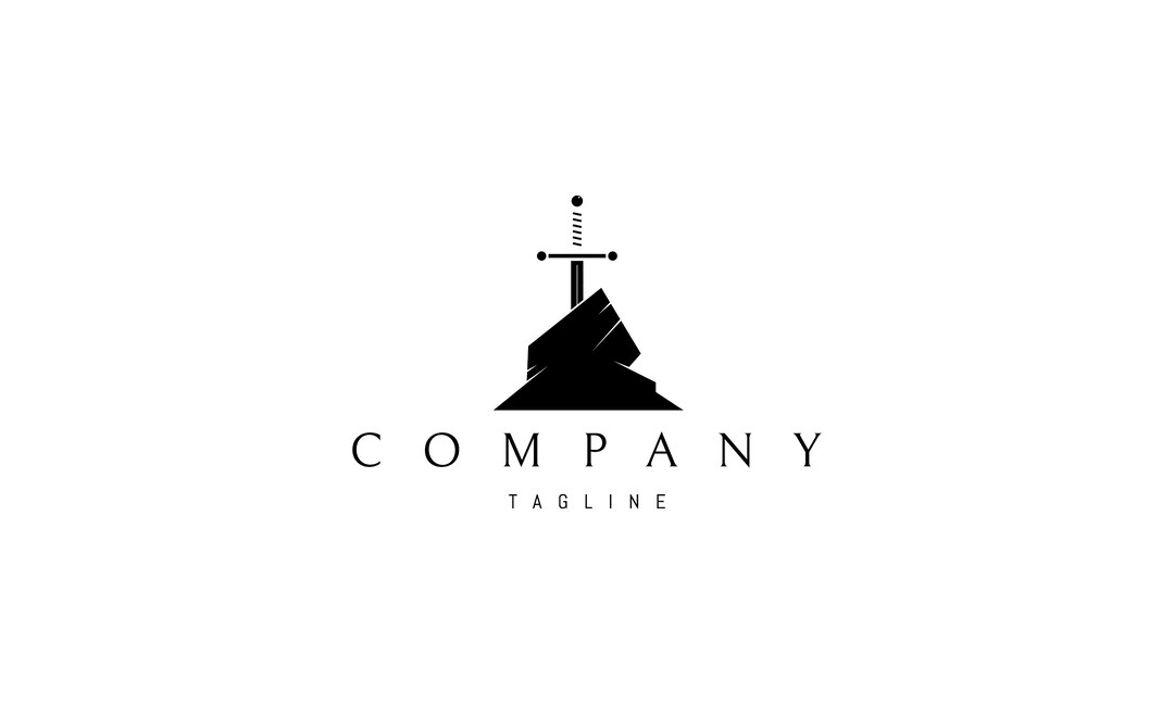 Excalibur Sword Vector Logo. Instant Download. Full Vectors. - Etsy
