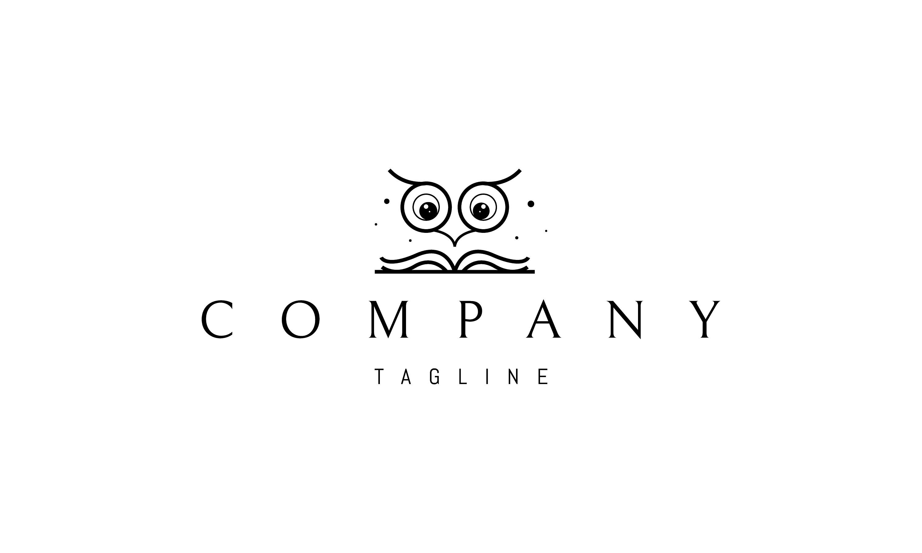 Owl Book Learning Vector Logo. Instant Download. Full Vectors. 100% ...