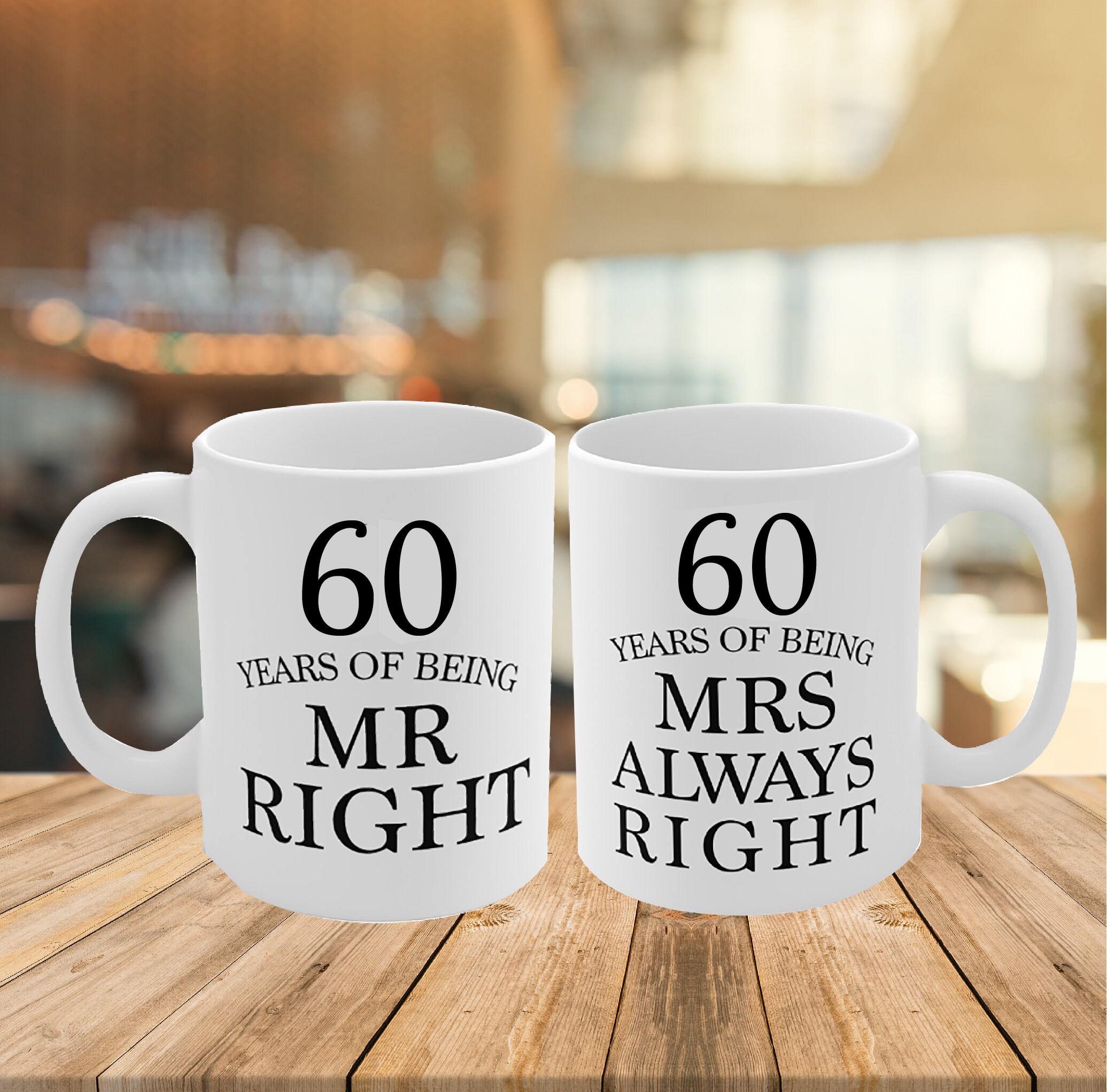 60th Anniversary Gift,60 Years Couple Gift, Unusual 60th Anniversary ...