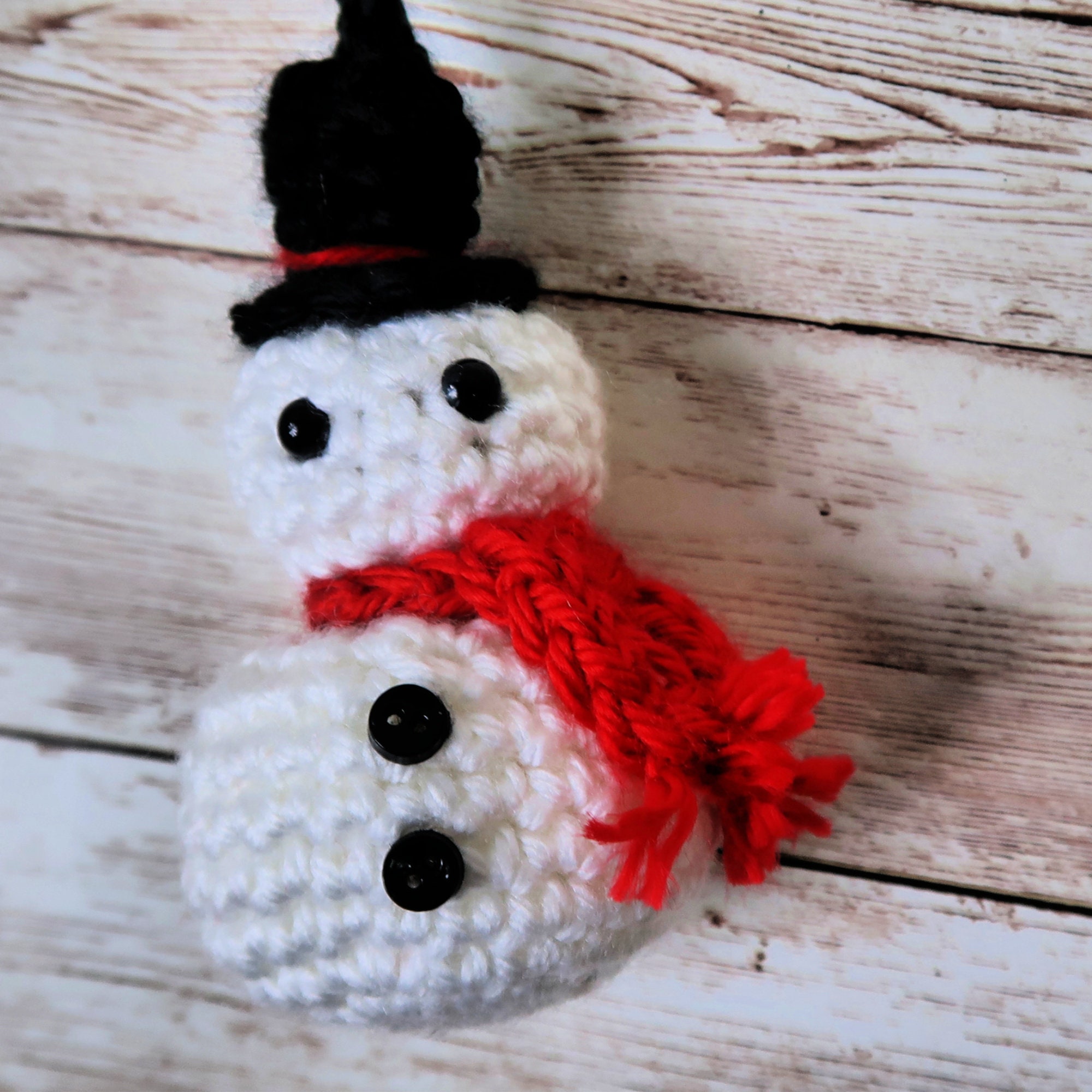 Simple Snowman Crochet Pattern - Etsy