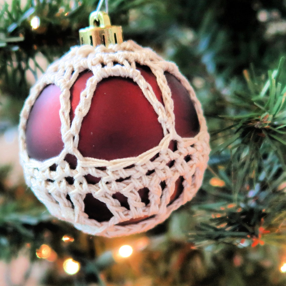 Ornament Cover Crochet Pattern - Etsy