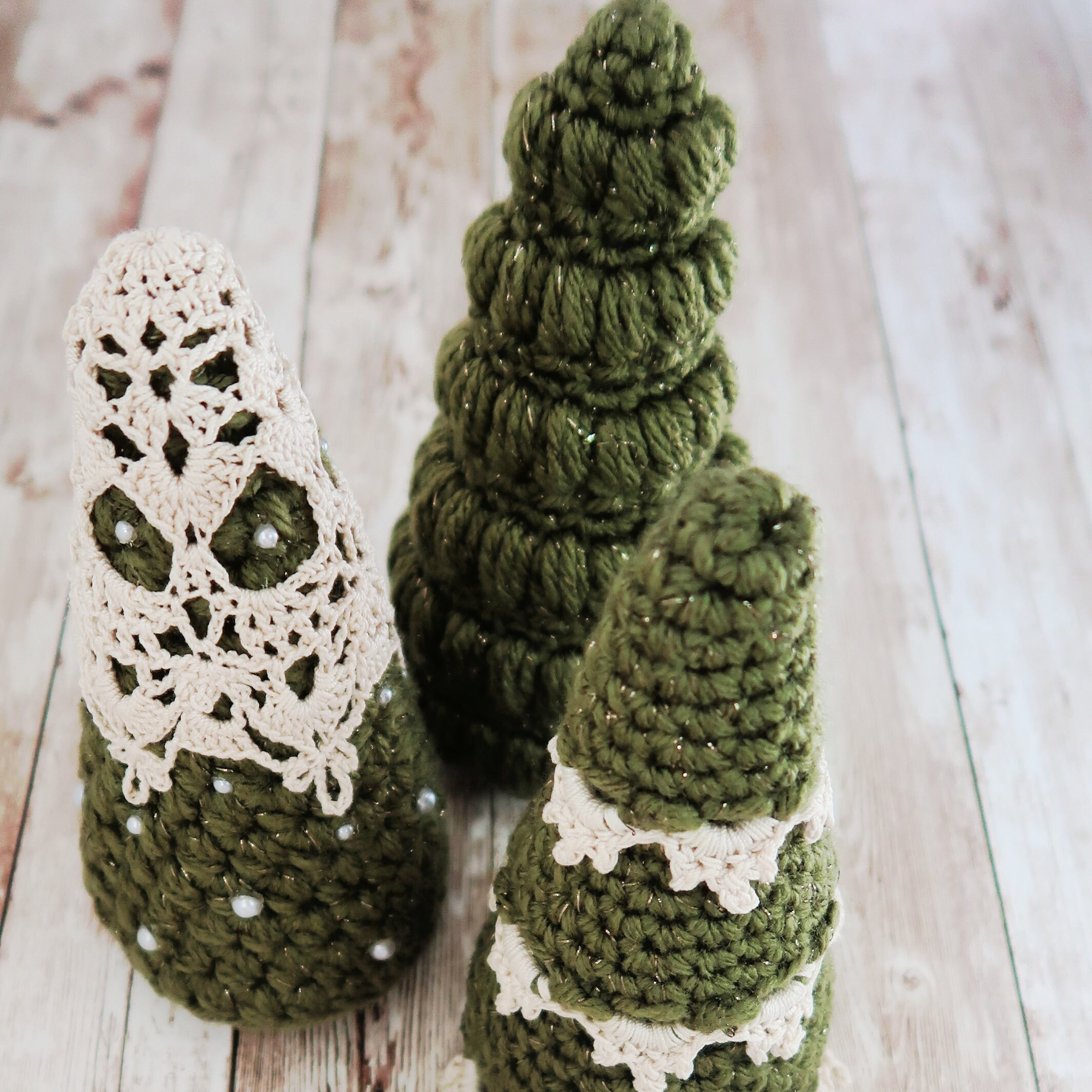 Puffy Christmas Tree Pattern - Etsy