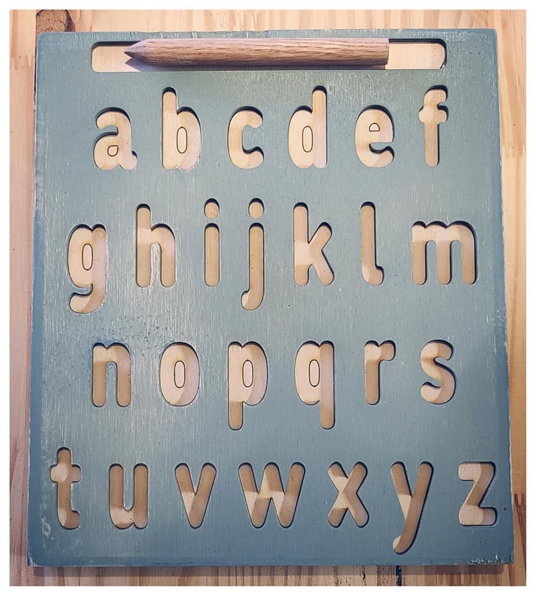 Double Sided Alphabet Tracing Board - SVG Cut File - Etsy