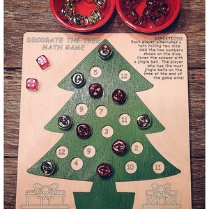 Christmas Tree Math Game (CUT FILE ONLY) - Etsy