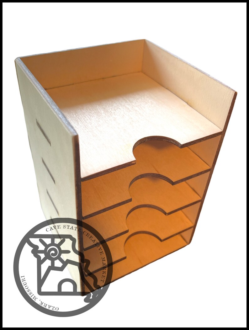 Sticky Note Organizer digital Cut File - Etsy