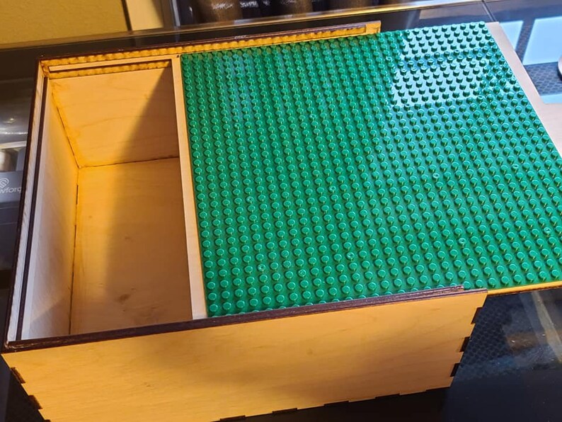 LARGE Building Block Box With Sliding Lid Digital Cut File - Etsy