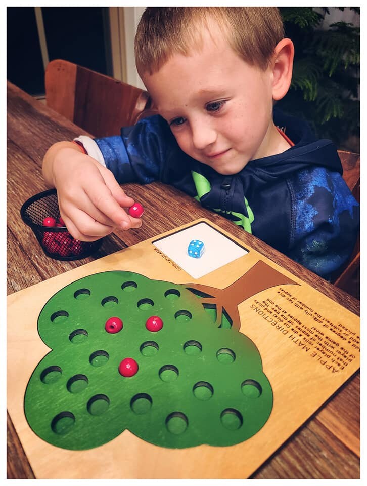 Apple Math Counting Game - SVG Cut File - Etsy