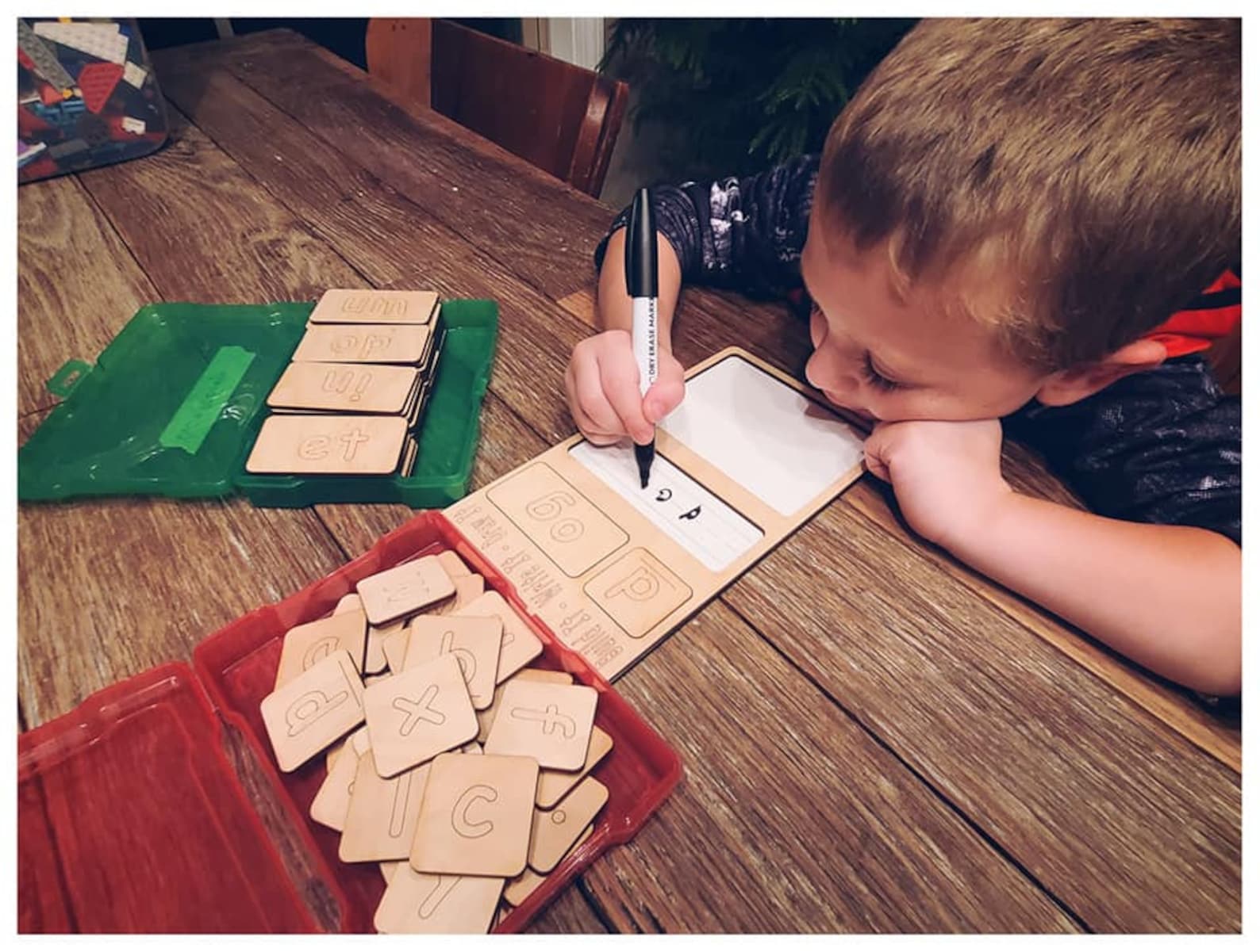 CVC Word Building Board SVG Cut File | Etsy