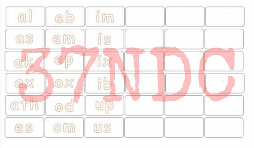 CVC Word Building Board SVG Cut File | Etsy