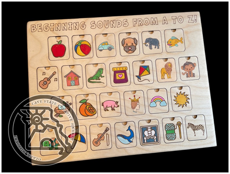 Beginning Sounds A to Z Puzzle (digital Cut File) - Etsy