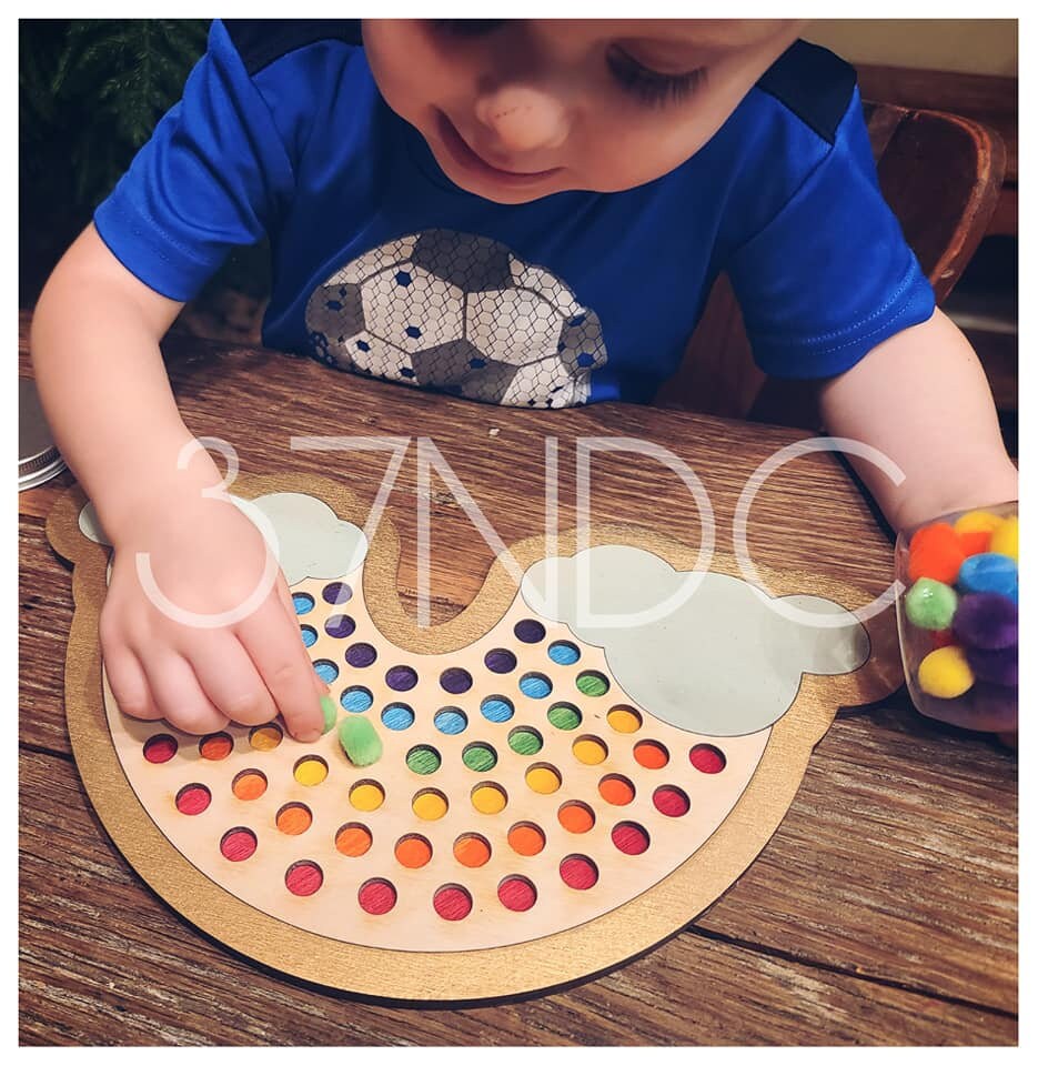 Color Sorting Rainbow Montessori Inspired Digital Cut File - Etsy