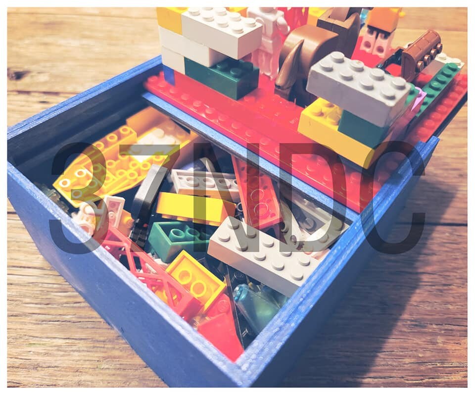 MINI Building Block Box With Sliding Lid | Etsy