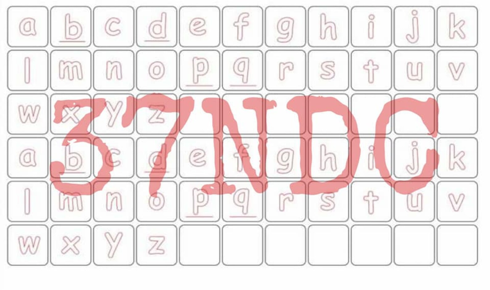 CVC Word Building Board SVG Cut File | Etsy