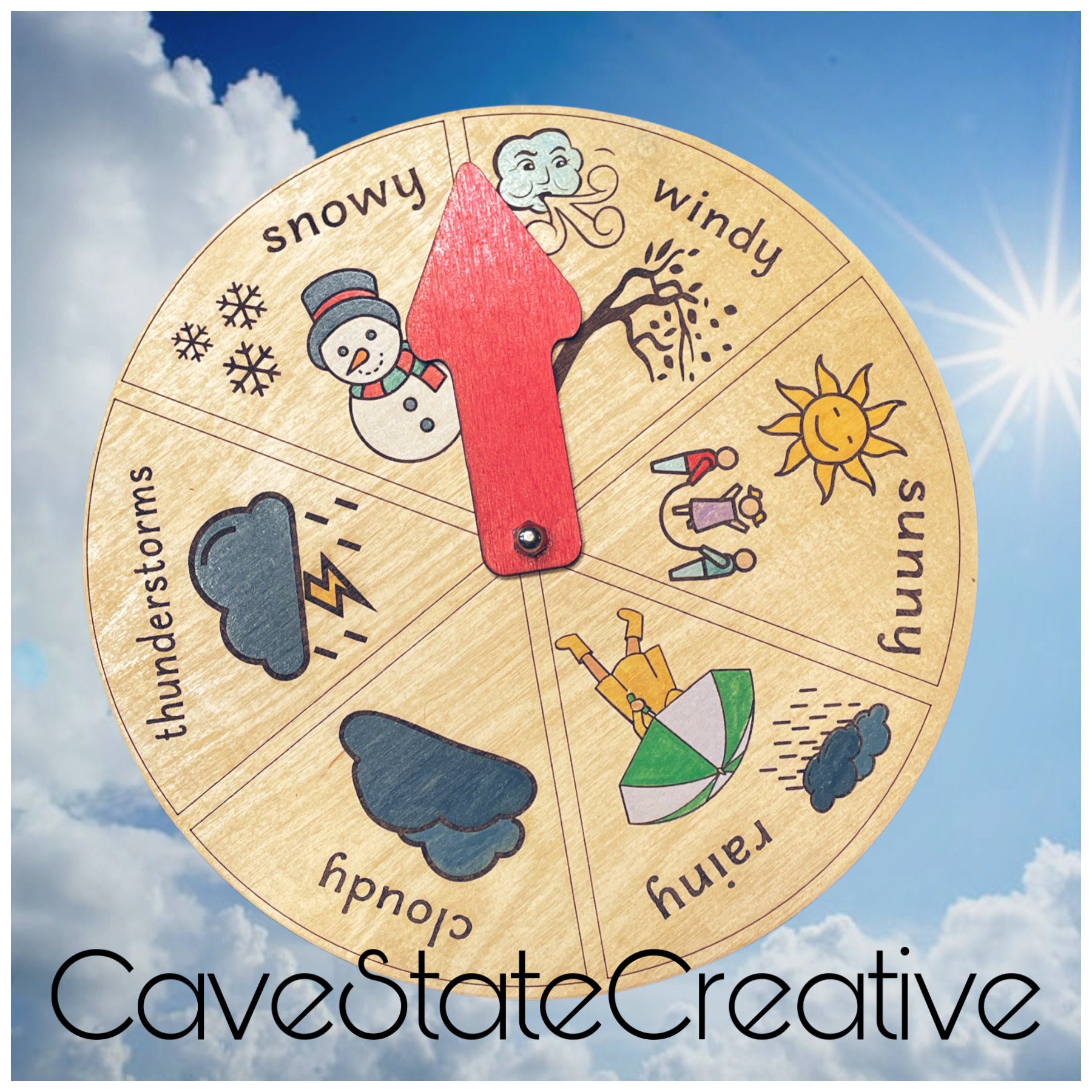 Weather Wheel digital Cut File - Etsy