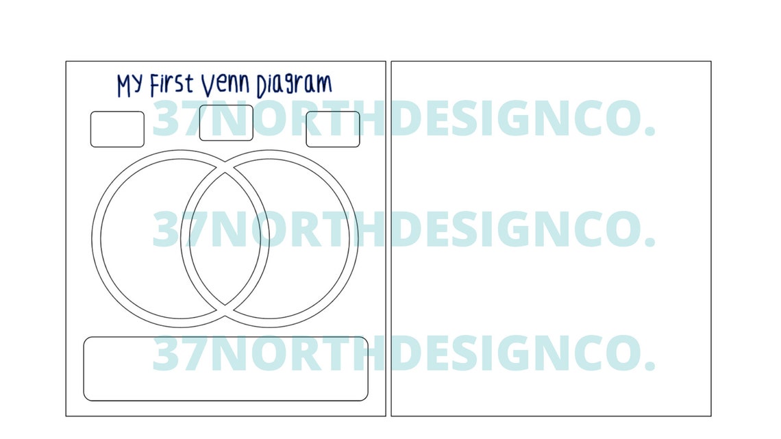 Venn Diagram Sorting Tray DIGITAL CUT FILE | Etsy