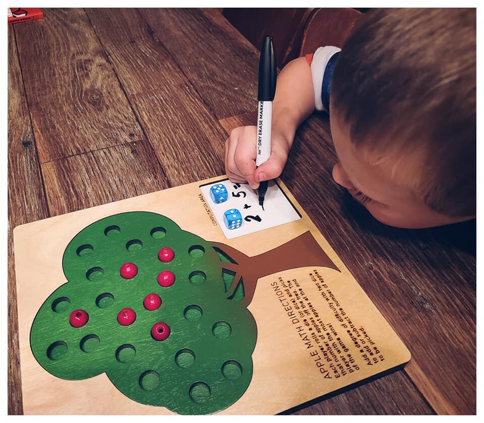 Apple Math Counting Game - SVG Cut File - Etsy