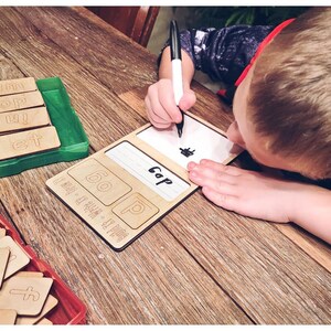 CVC Word Building Board (SVG Cut File) - Etsy