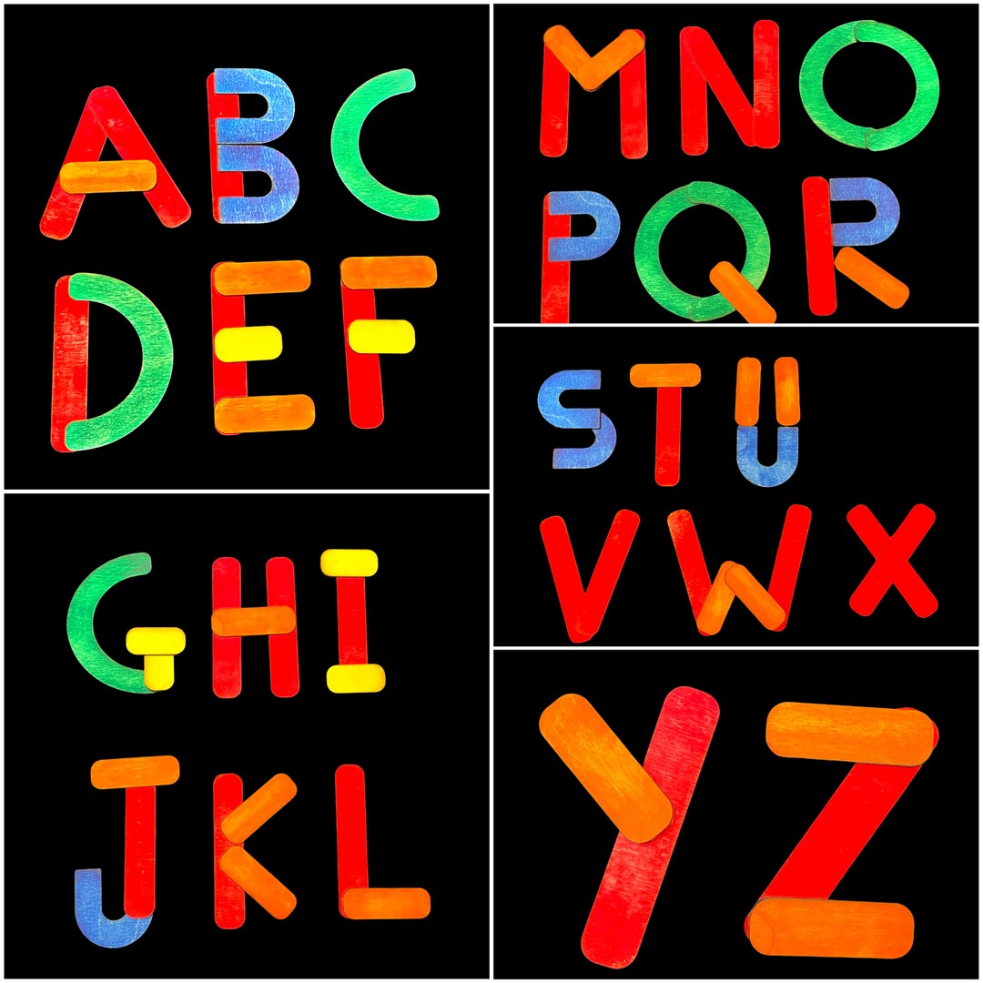 ABC Construction Set (digital Cut File) - Etsy