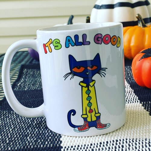 Pete the Cat Keychain - Etsy