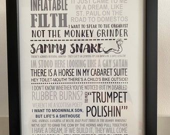 Phoenix Nights Quotes A5, A4, A3 Poster or Print - Etsy UK