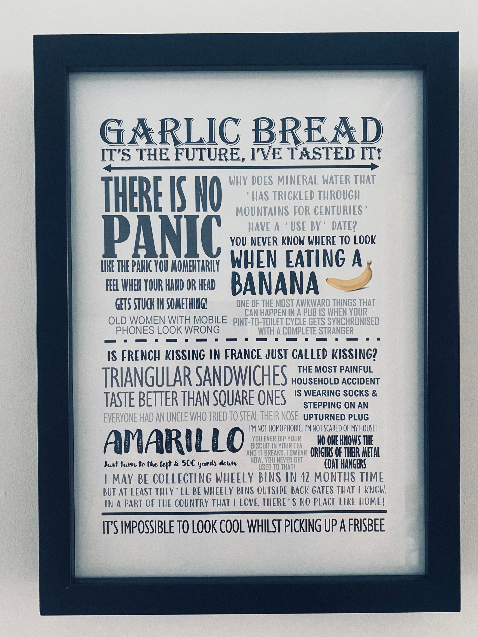 Peter Kay Quotes Frame - Etsy