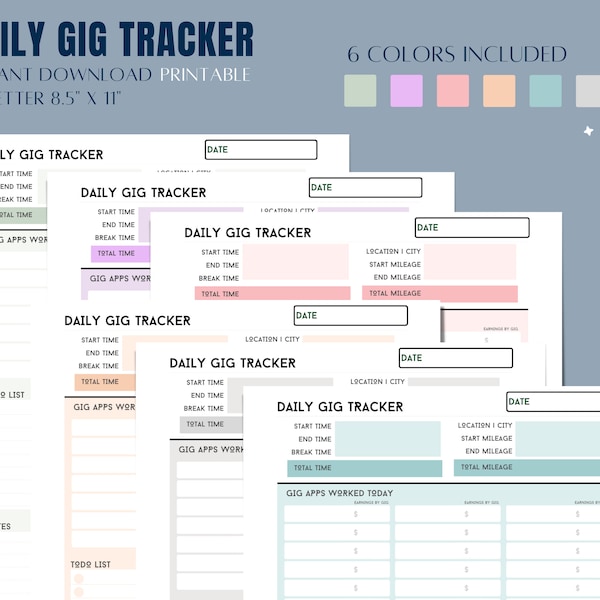 Work Log Tracker - Etsy