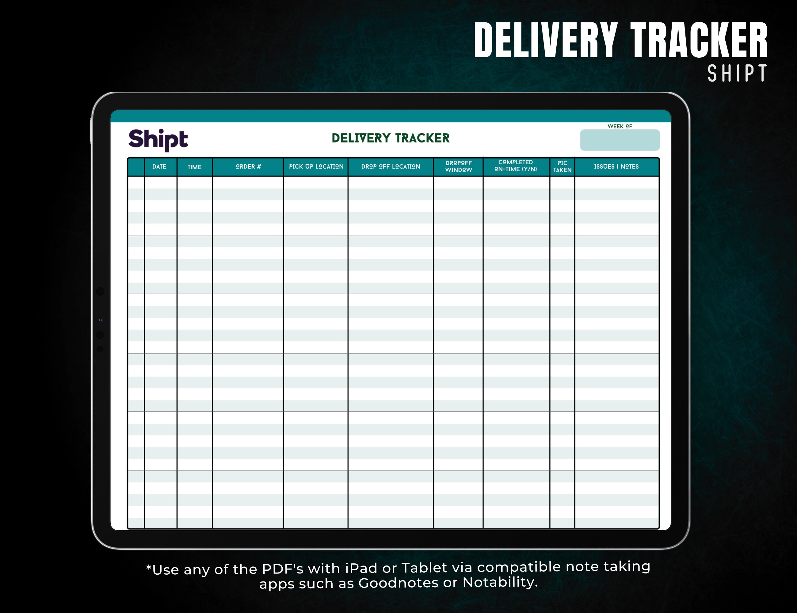 SHIPT Delivery Tracker, Order # Tracking, Pick-up Drop-off Tracking ...