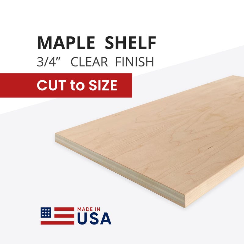 Custom Size Birch Shelf - Etsy