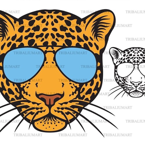 Jaguar Head. Cut Files for Cricut. Clip Art Silhouette eps - Etsy