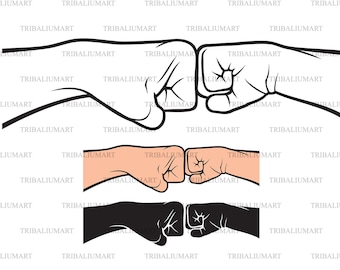Hand Fist Punching Svg - Etsy