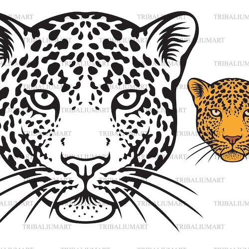 Jaguar Head. Cut Files for Cricut. Clip Art Silhouette eps - Etsy