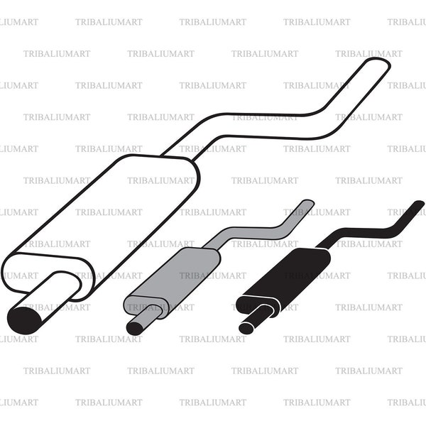 Exhaust Pipe Svg - Etsy