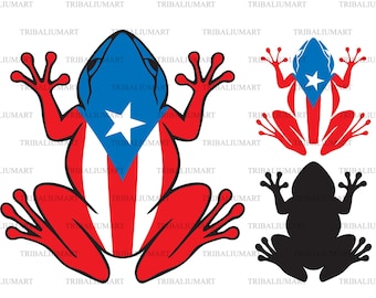 Rana Frog With Flag - Etsy