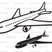 Airplane (plane). Cut Files for Cricut. Clip Art (eps, Svg, Pdf, Png ...
