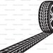 Tire Track or Print (tire, Tyre Treads). Cut Files for Cricut. Clip Art ...