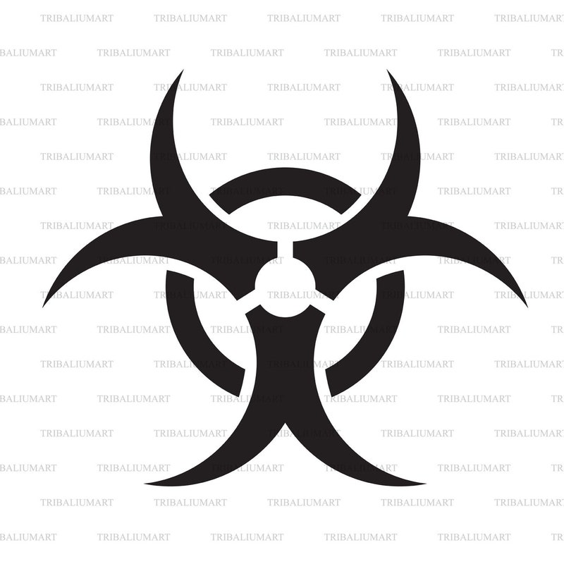 Biohazard Symbol - Etsy