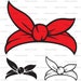 Bandana (headband). Cut Files for Cricut. Clip Art Silhouettes (eps ...