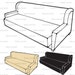 Sofa. Cut Files for Cricut. Clip Art Silhouette (eps, Svg, Pdf, Png ...