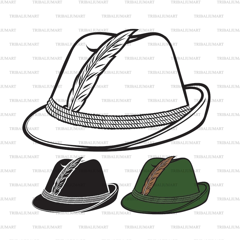 Bavarian Hunting Hats - Etsy UK