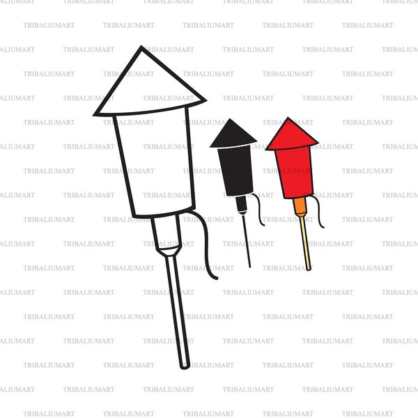 Fire Cracker Clip Art - Etsy