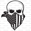 Bandana. Cut Files for Cricut. Clip Art Silhouettes eps, Svg, Pdf, Png ...