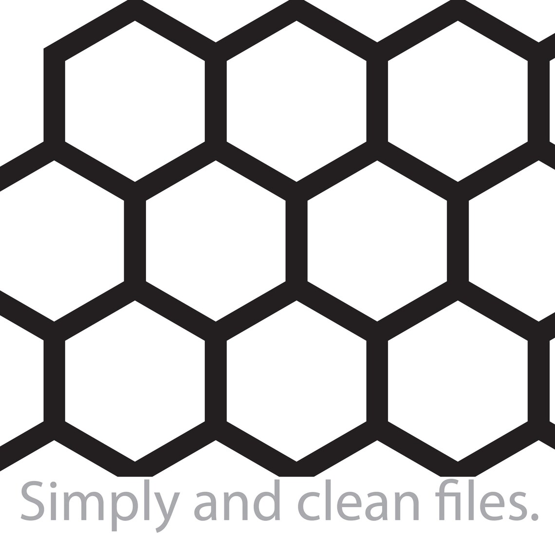 Honeycomb. Cut files for Cricut. Clip Art silhouette eps | Etsy