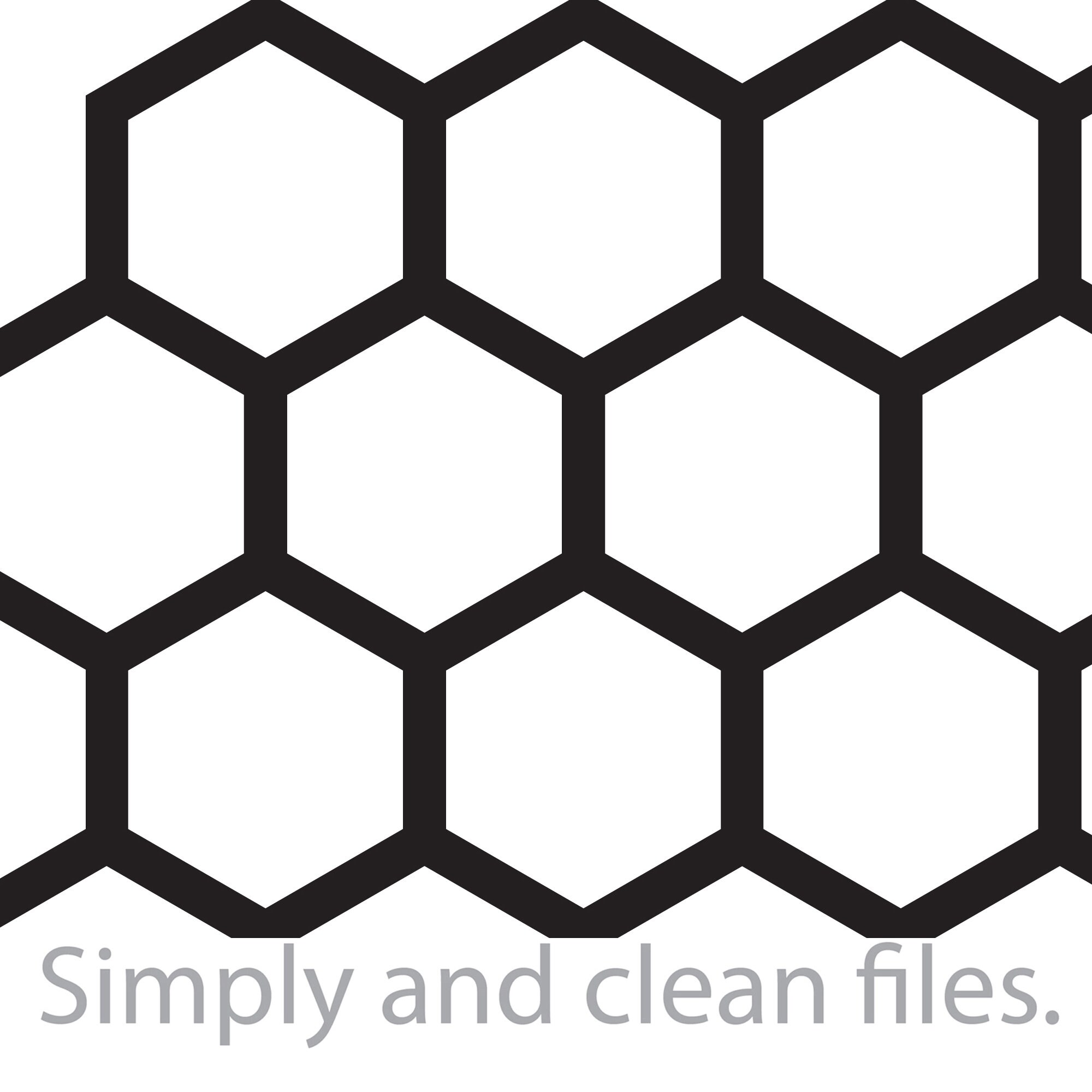 Honeycomb. Cut files for Cricut. Clip Art silhouette eps | Etsy